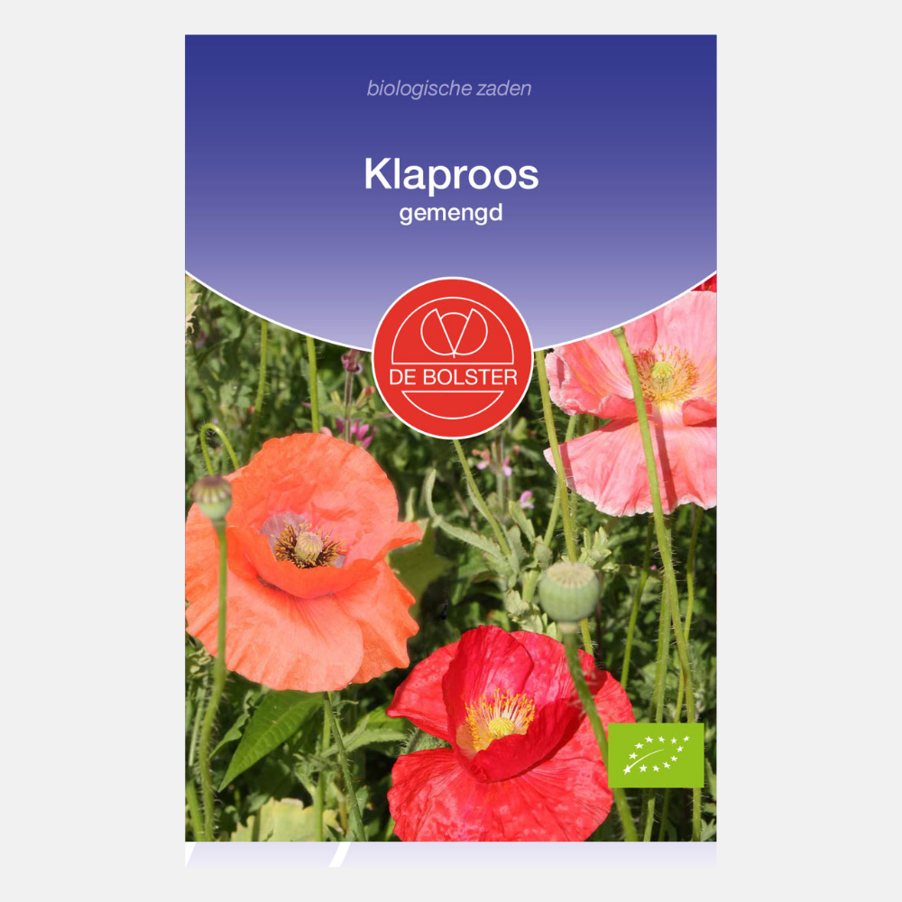 Klaproos, gemengd BIO – PLUKKERS