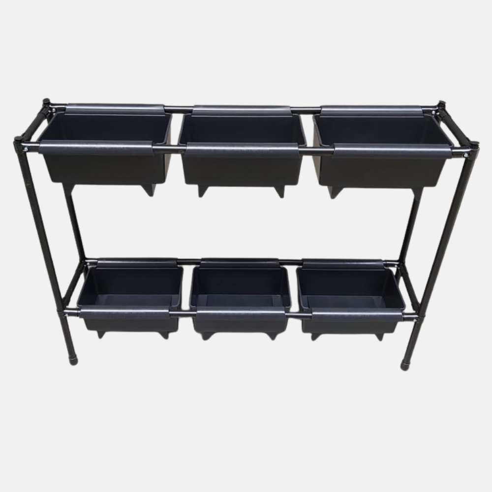 Rek voor 6 BATO bakken - aardbeienrek – Plukkers.com