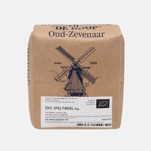 Volkoren speltmeel 1kg BIO – Plukkers.com